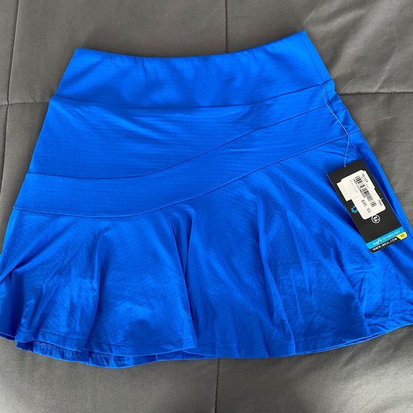 IBKUL | Skirts | Ibkul Essential Royal Blue Flounce Skort | Poshmark